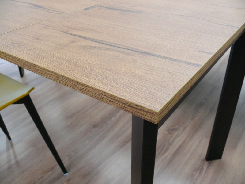 Стіл обідній POINTHOUSE - модель ZEN PLUS 120(+40) x 80 CLEAF Rovere ...
